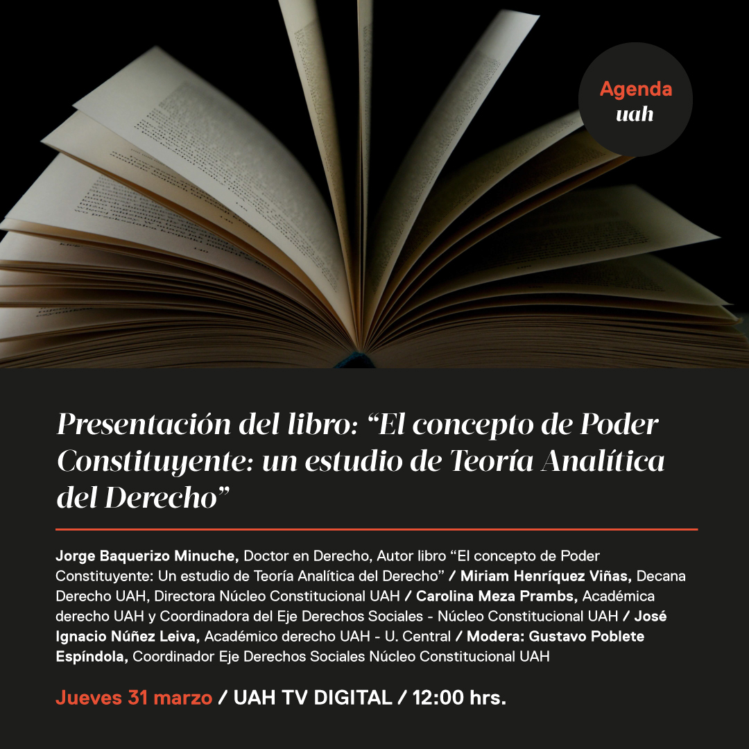 Presentación del libro el concepto de poder | UAH - Universidad Alberto ...