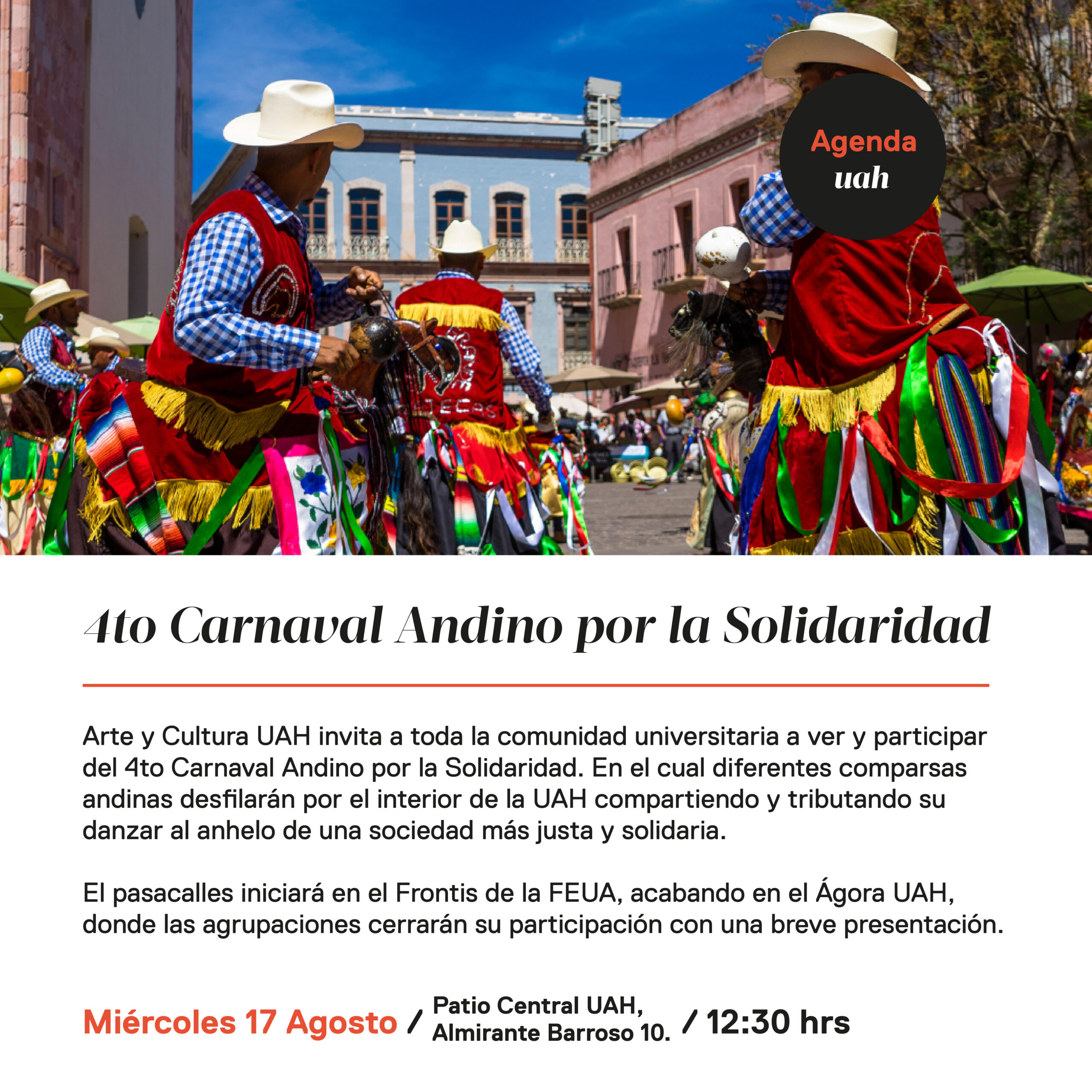 Carnaval andino | UAH - Universidad Alberto Hurtado